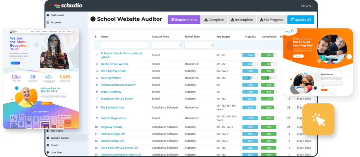 School Website Software - Schudio