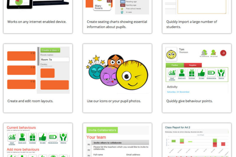 Class Charts now on Learning Wall - School website design
