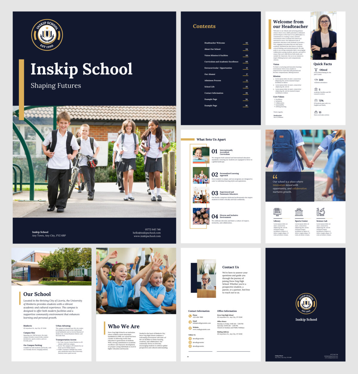 School Prospectus Design Canva: How Schools Can Create Professional ...